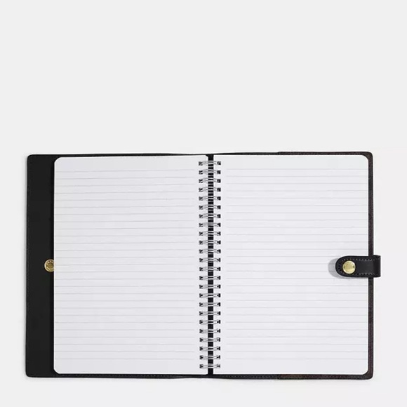 Coach | Office | Notebook In Signature Canvas | Poshmark
